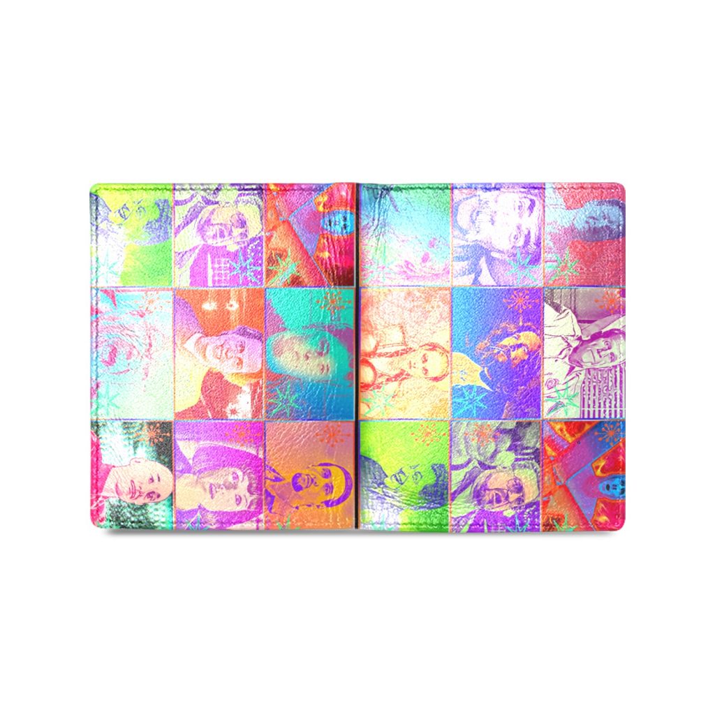 Lebowski Day-Glo Character Cards Leather Wallet - Topanga Creek